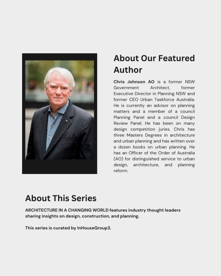 “Architecture in a Changing World: Well meaning planning rules are ...